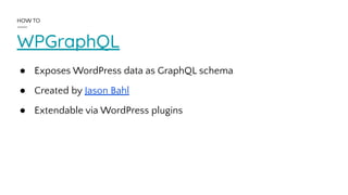WordPress on the Jamstack by rtCamper Muhammad Muhsin @ WordPress Colombo Meetup | PPT