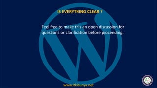 WordPress Course Outline | PDF