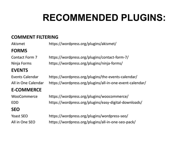 Wordpress overview | PPT