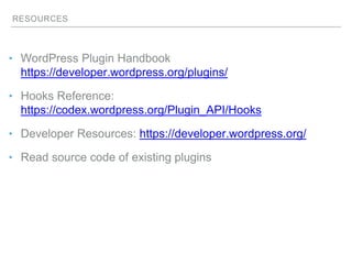 Word press plugin development | PPTX
