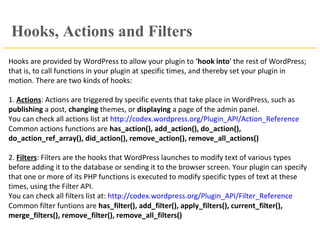 WordPress Plugins | PPT | Web Development | Internet