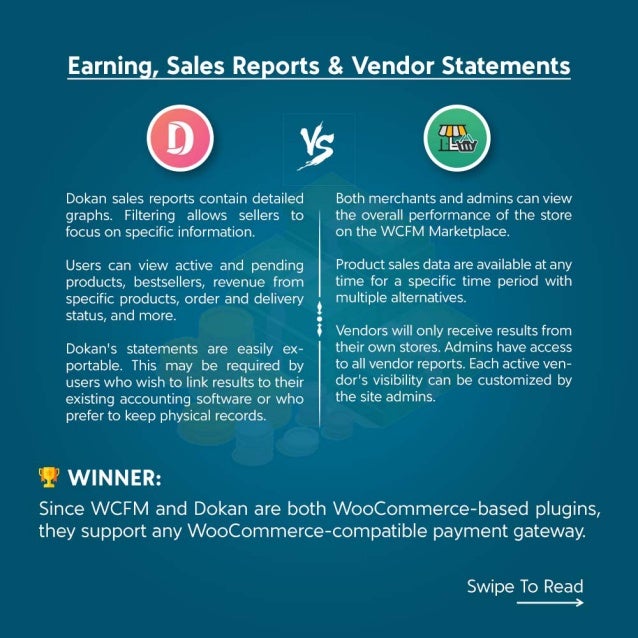 WordPress Plugins Comparison - Dokan VS WCFM | PDF