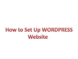 Wordpress ppt | PPT