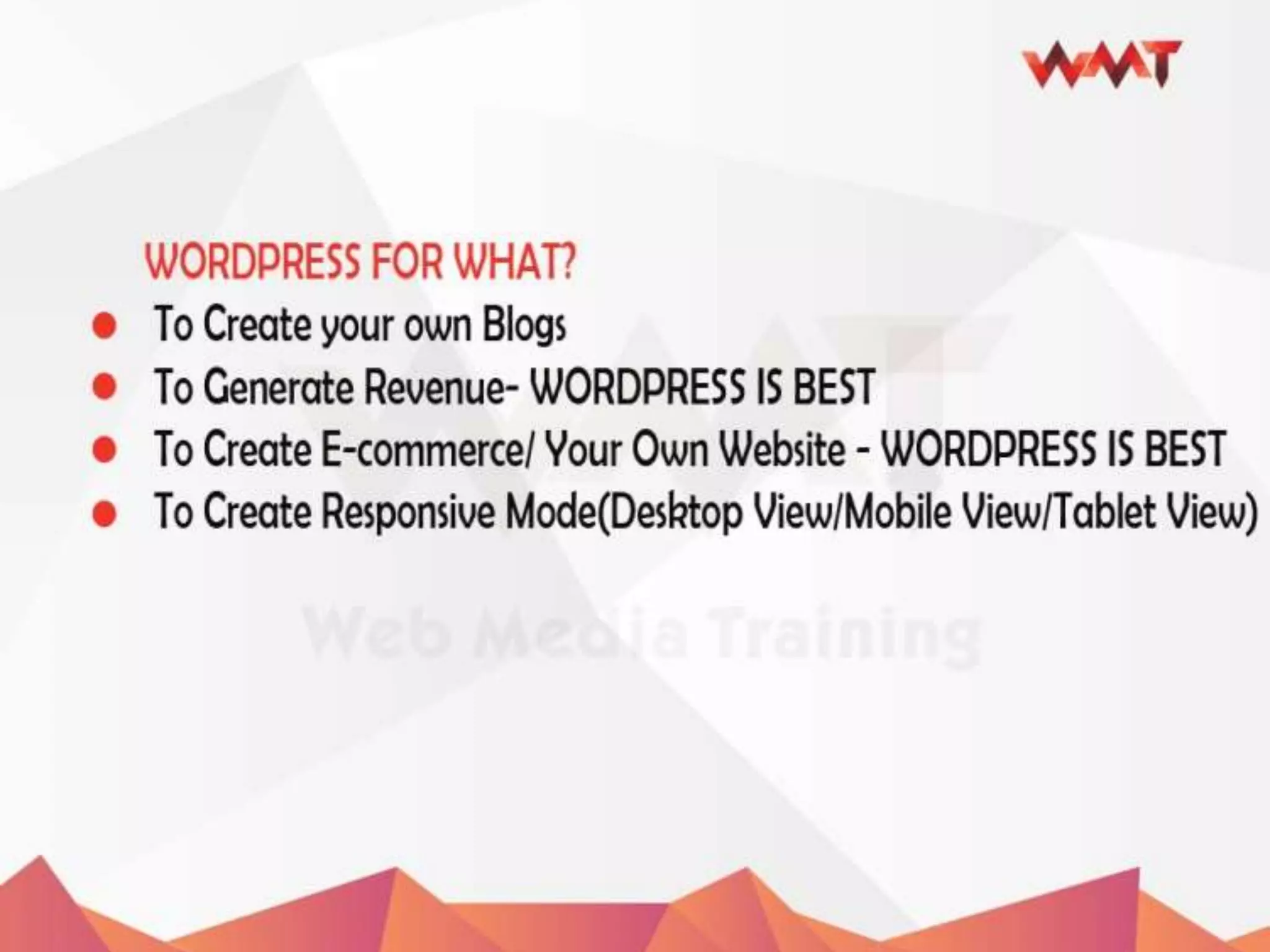 WORDPRESS POWERPOINT PRESENTATION | PPT
