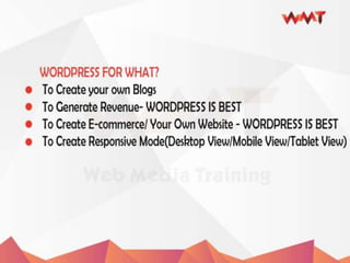 WORDPRESS POWERPOINT PRESENTATION | PPT