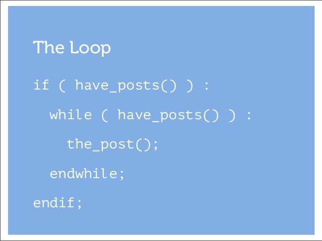 WordPress Queries - the right way