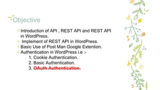 Word press rest api sudarshan shrestha | PPT