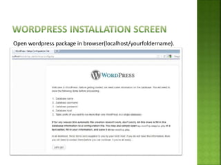 Basic WordPress for Beginner ppt | PPTX