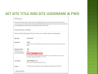 Basic WordPress for Beginner ppt | PPTX