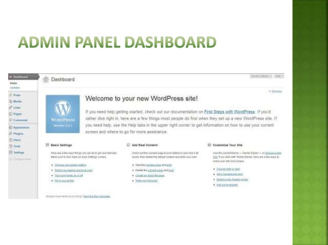 Basic WordPress for Beginner ppt | PPTX