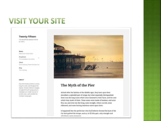 Basic WordPress for Beginner ppt | PPTX