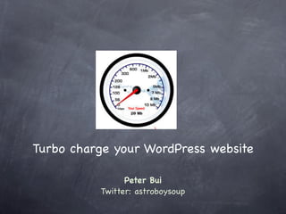 WordPress Speed Optimisation | PPT