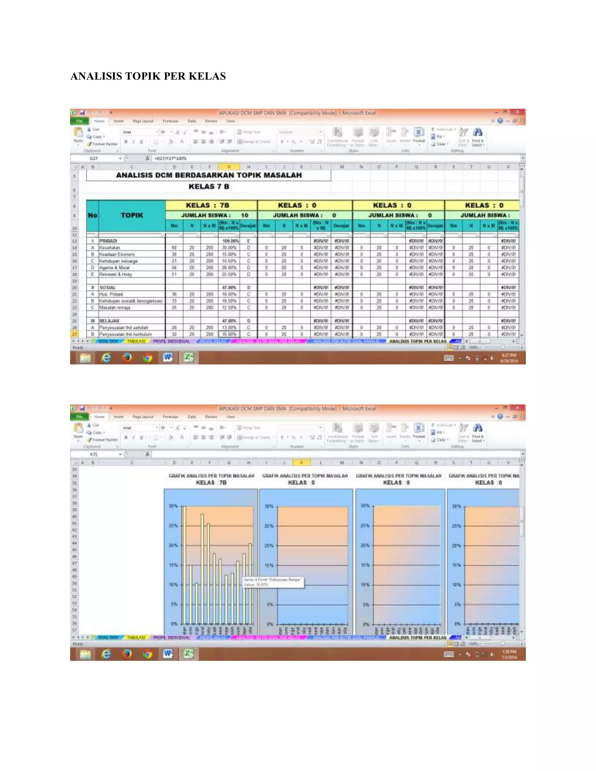 daftar cek masalah | DOCX