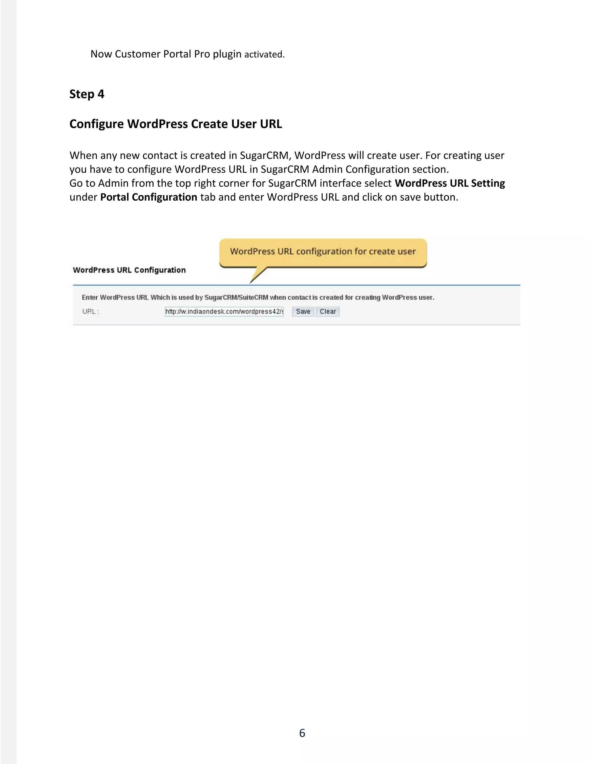 WordPress SugarCRM Customer Portal Pro Plugin | PDF