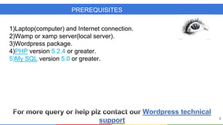 Wordpress customer support | PPTX