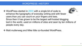 Wordpress customer support | PPTX