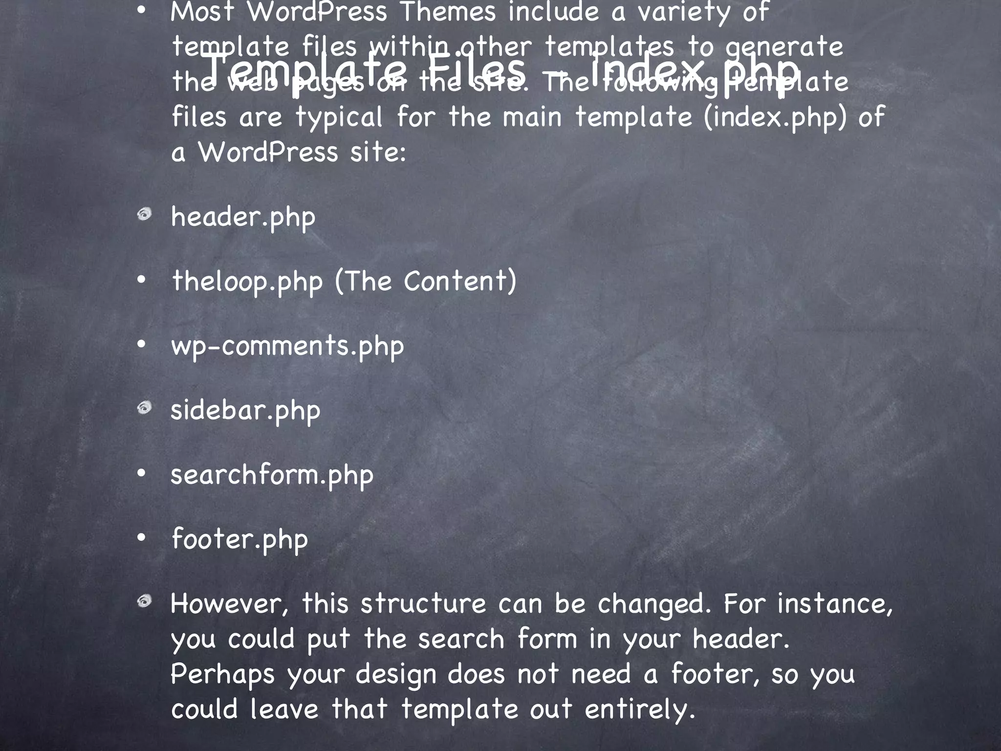 Wordpress template hierarchy | PPT
