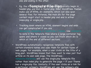 Wordpress template hierarchy | PPT
