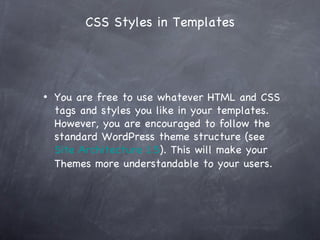Wordpress template hierarchy | PPT