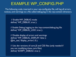 WordPress Theme Workshop: Misc | PPT