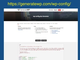 WordPress Theme Workshop: Misc | PPT