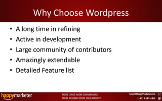 Wordpress 101 Training | PDF