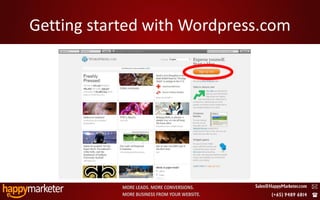 Wordpress 101 Training | PDF