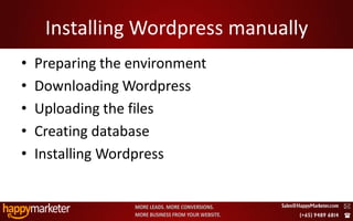 Wordpress 101 Training | PDF