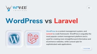 WordPress vs Laravel.pdf | Web Development | Internet