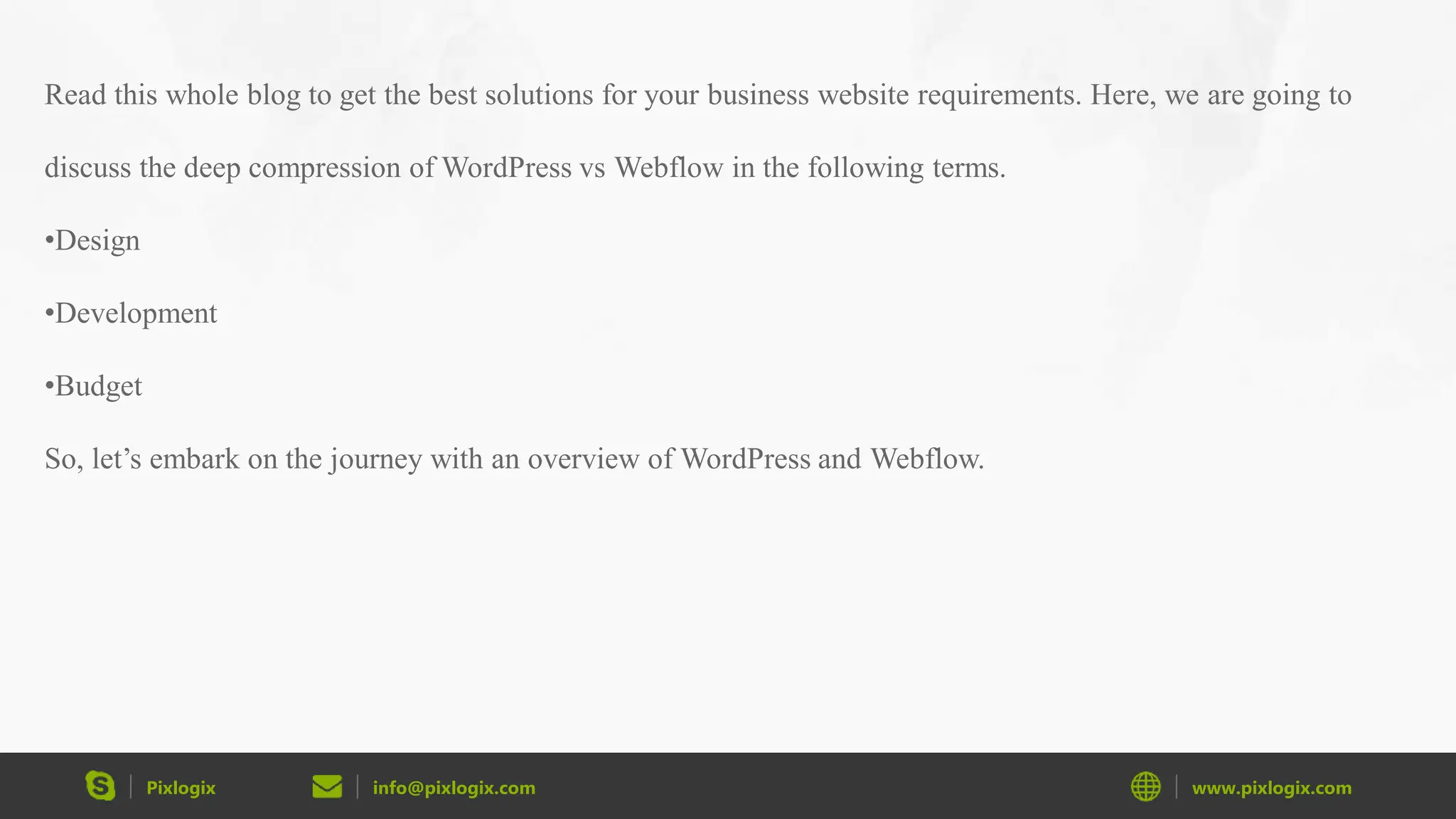 WordPress vs Webflow - Best Head-to-Tail Comparison in 2024 | PPT