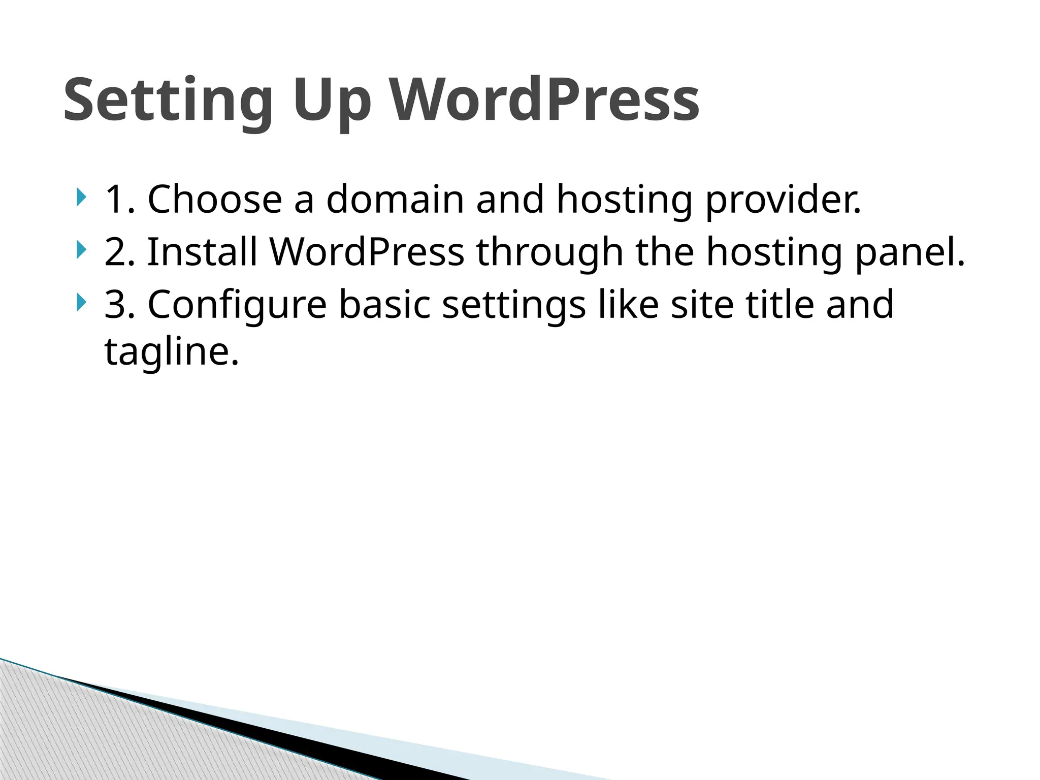 WordPress Website Building Guide for Beginners | PPTX