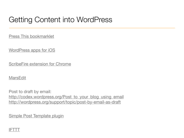 WordPress WorkFlow | PPT