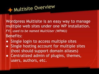 Wordpress Workshop: Session One | PPT