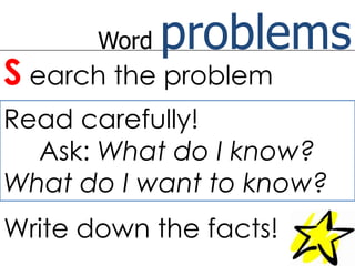 Word Problems | PPTX