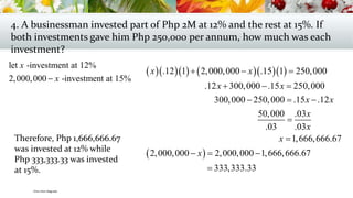 Solving Word problems | PPTX