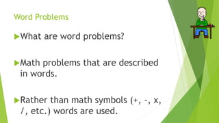 Word problems | PPTX