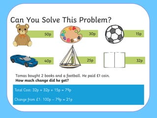 Money-Word problems | PPT