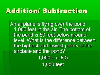 Word problems with integers | PPT