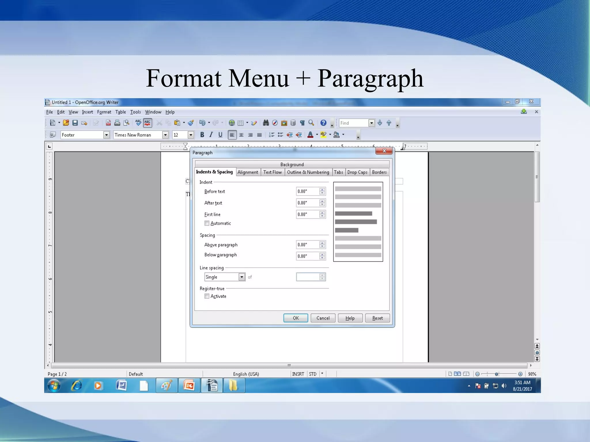 Apache Open Office Word Process -R.D.Sivakumar | PPT