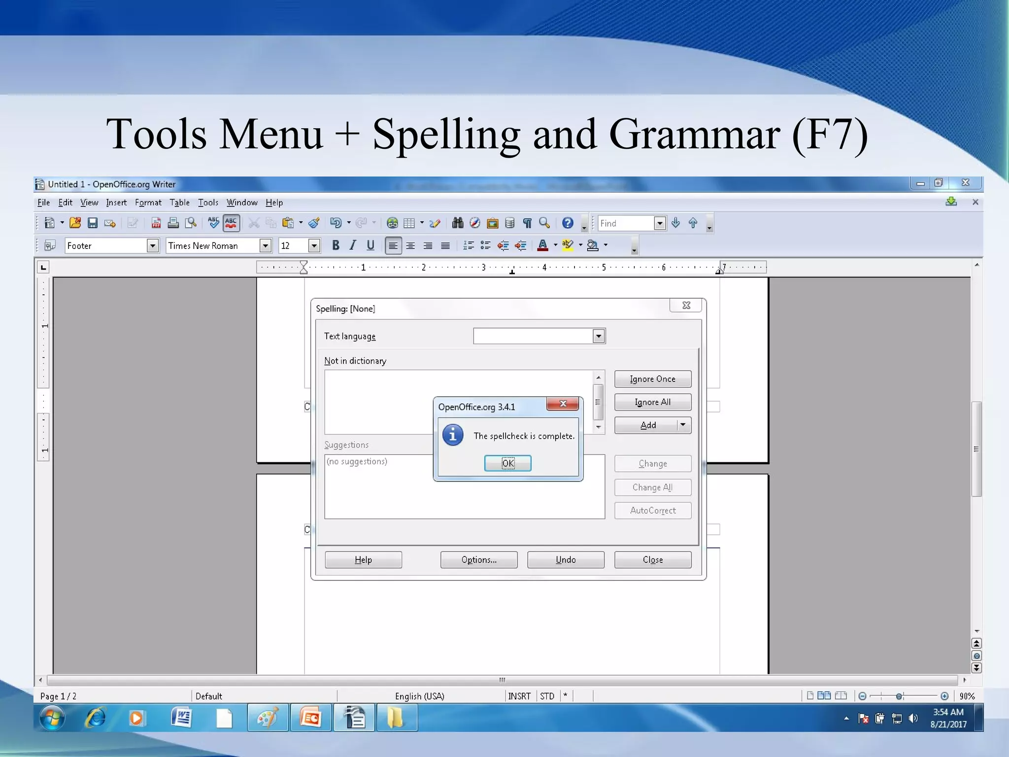 Apache Open Office Word Process -R.D.Sivakumar | PPT