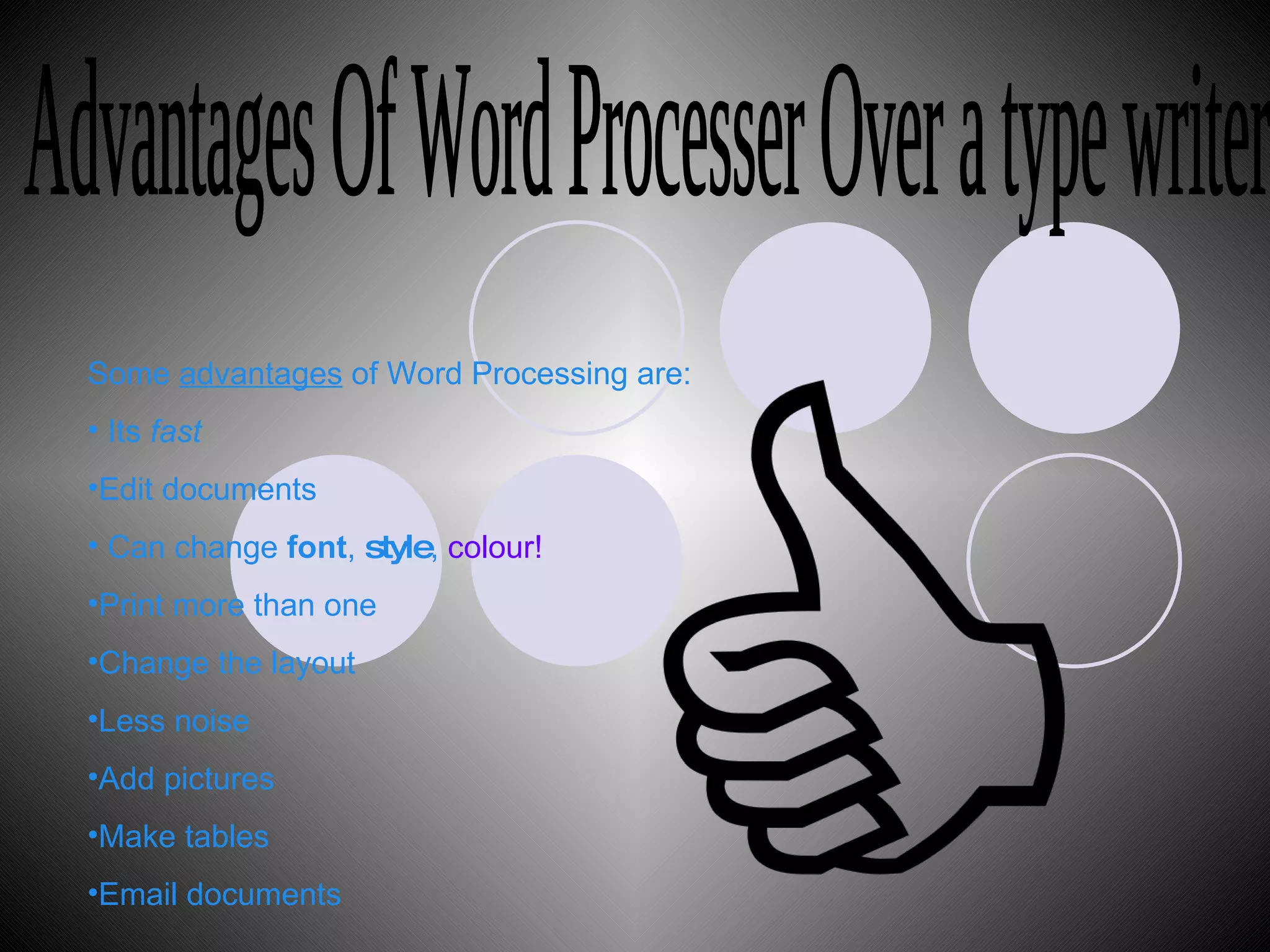 Word Processing | PPT