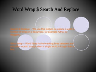 Word Processing | PPT