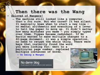 Word processing 2003 | PPT