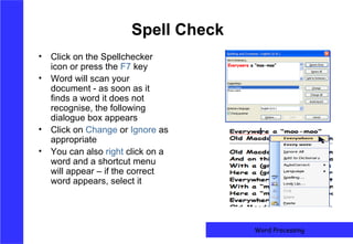 Word processing | PPT