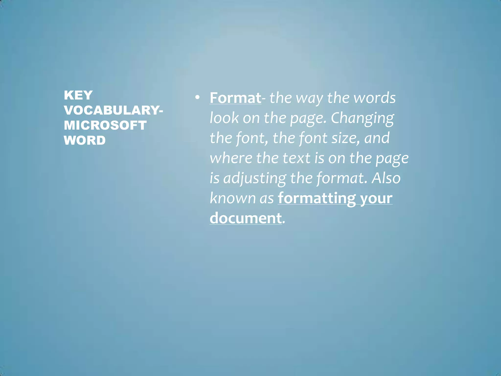 Word processing | PPTX