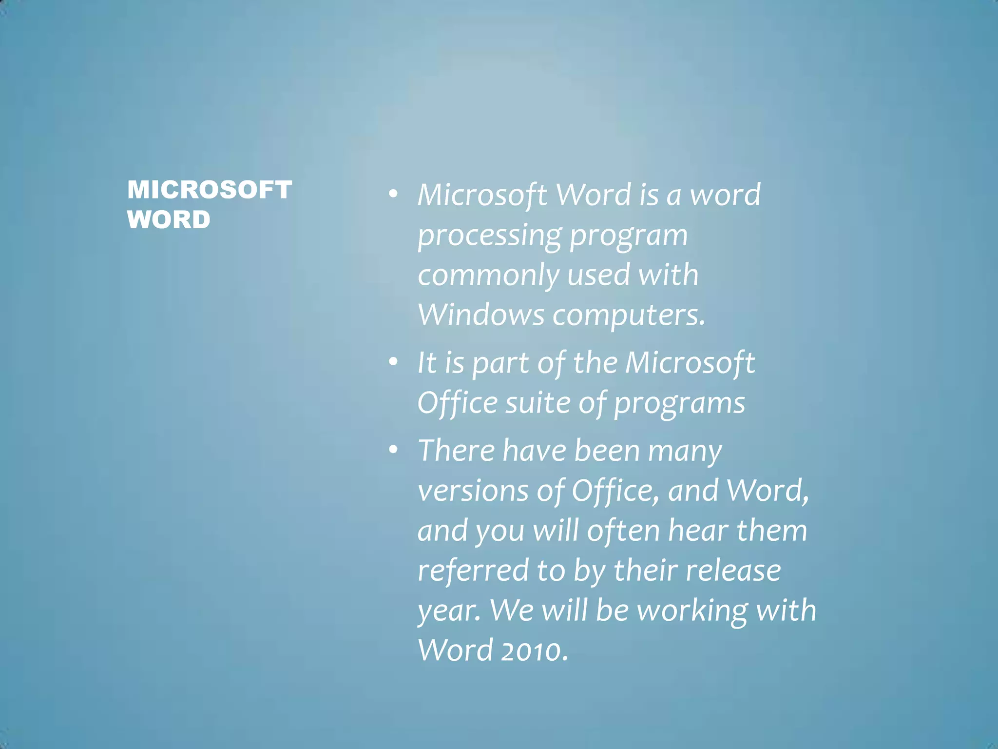 Word processing | PPTX