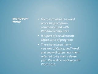 Word processing | PPTX