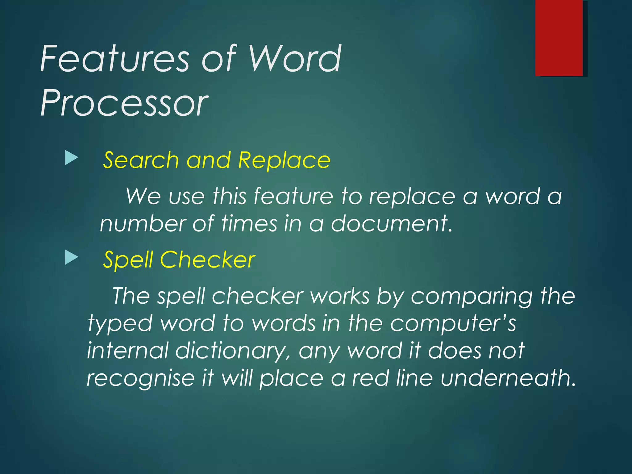 Word processing | PPT