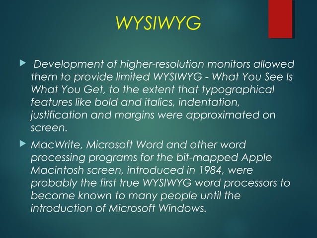 Word processing | PPT | Desktop Publishing | Computer Software and Applications