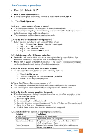 Word processing | PDF